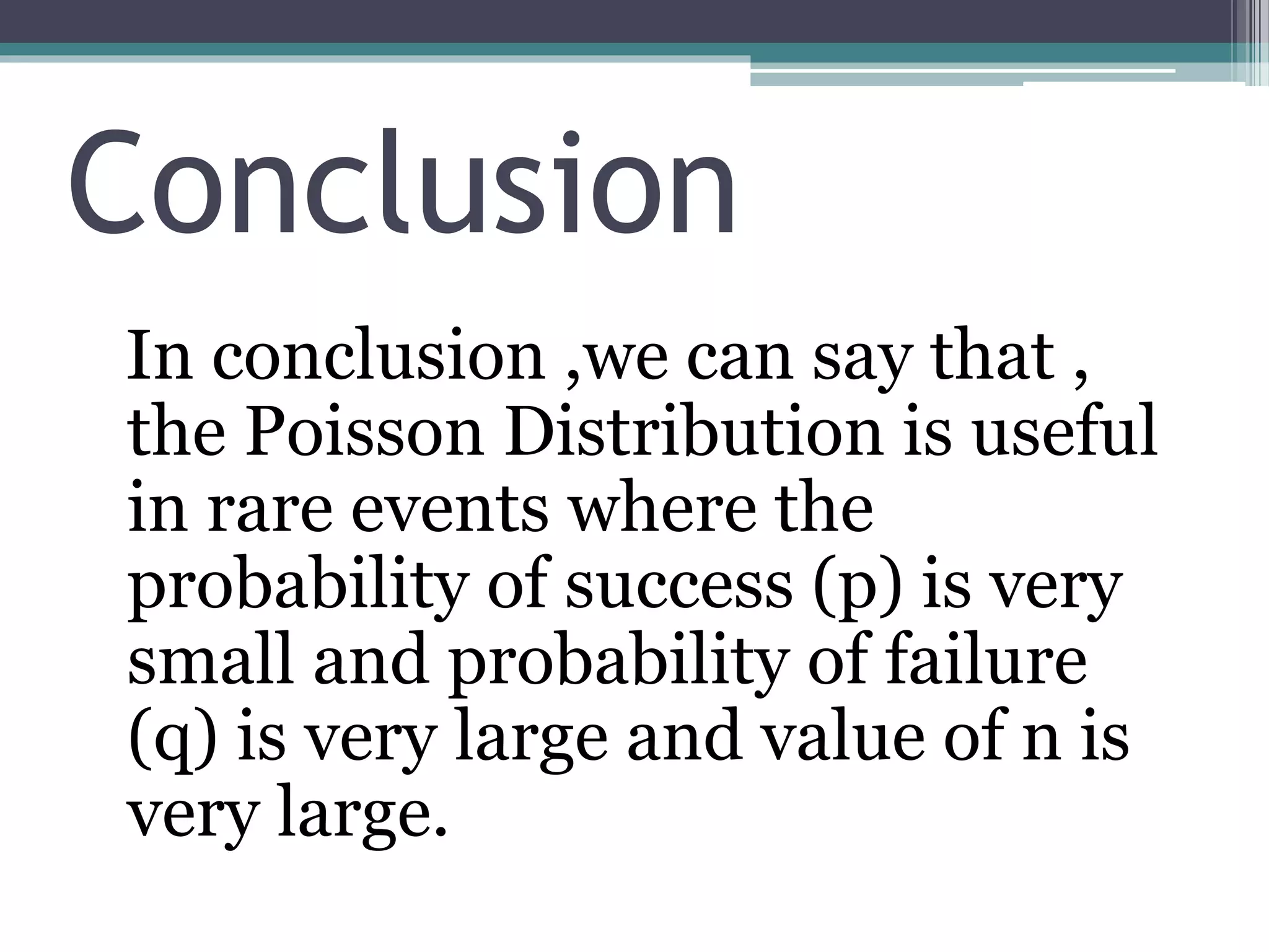 poisson distribution | PPTX | Business Accounting & Finance | Business