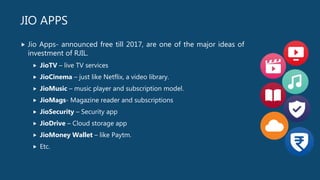 Success Story of Reliance Jio | PPTX