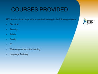 Mc2 Training Solutions Introduction Slides (Mc2 Group Format) | PPT