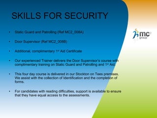Mc2 Training Solutions Introduction Slides (Mc2 Group Format) | PPT