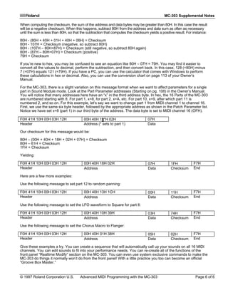 Mc303 Adv Midi | PDF