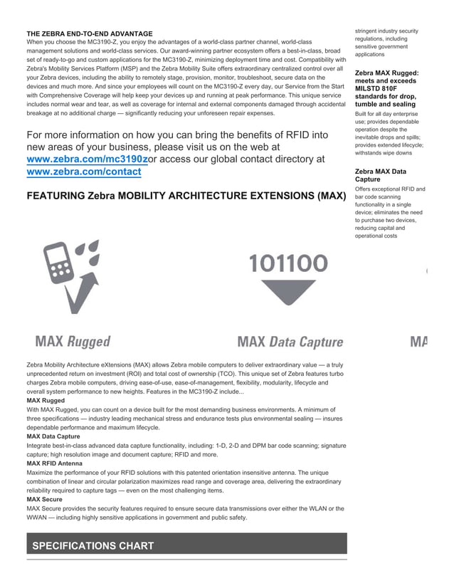 Mc3190 z spec_sheet_rfid | PDF