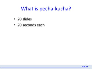 MC336 Pecha Kucha template | PPTX