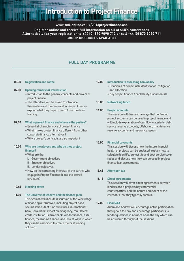 Introduction to Project Finance | PDF