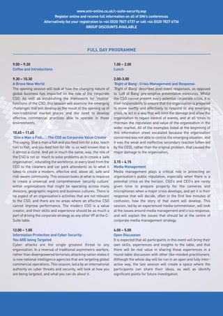 C Suite responsibilities the changing role of the Chief security ...