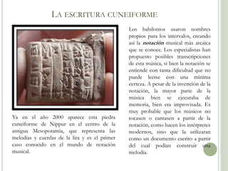 HISTORIA DE LA MÚSICA PREHISTÓRICA Y LA ANTIGUA | PPTX