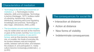 Mediation, technology and mixed reality | PPT