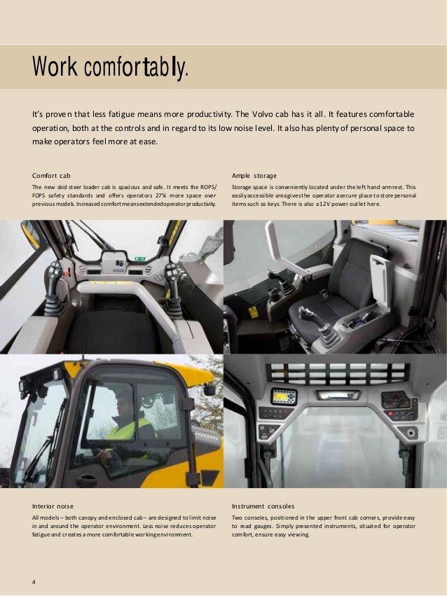 Volvo Mc60c, Mc70c C Series Skid Steer Loader Service Repair Manual | PDF