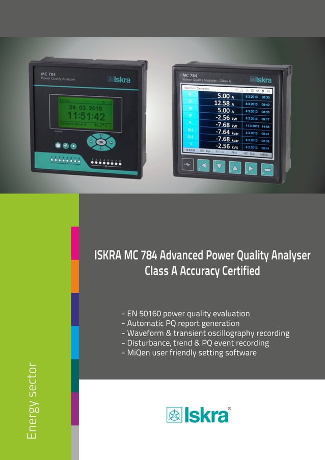 Iskra MC 784 Advanced Power Quality Analyser | PDF | Internet of Things | Internet