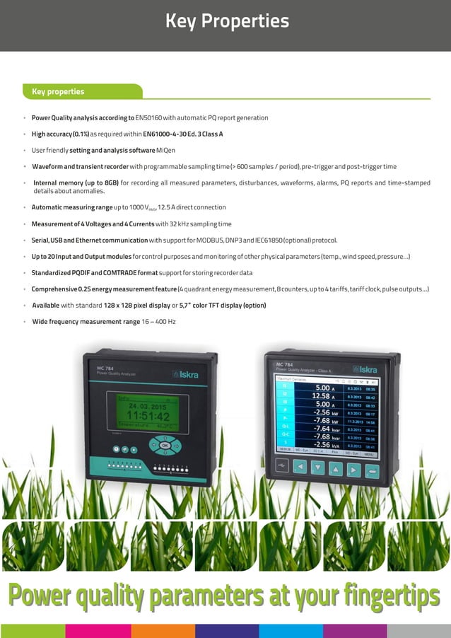 Iskra MC 784 Advanced Power Quality Analyser | PDF | Internet of Things ...