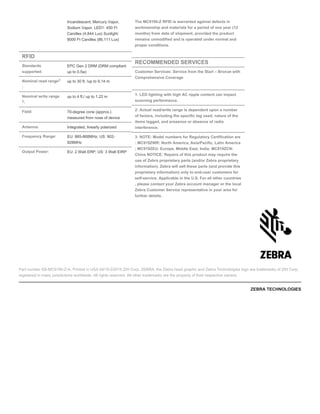 Mc9190z spec-sheet-en rfid | PDF