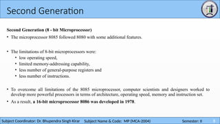 MCA-1.2-Evolution of 8085 microprocessor.pptx