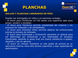 Materiales de Planchas,Tubos y Fijaciones de Acero | PPT