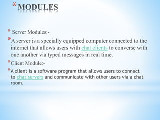 Chat Application | PPTX