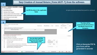 Easy MCA/ROC Filing | PPTX