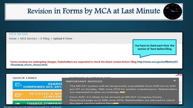 Easy MCA/ROC Filing | PPTX | Desktop Publishing | Computer Software and ...