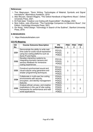 syllabus for mca regulation 2025 anna university | PDF