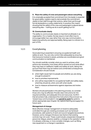 Code of Safe Working Practices for Merchant Seafarers (COSWP) - 2025 ...