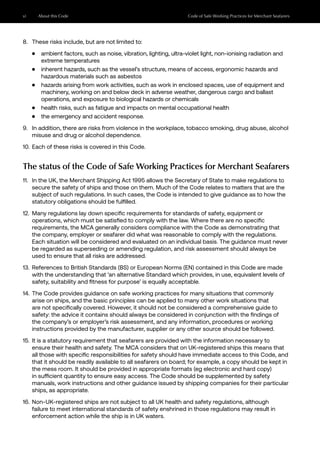 Code of Safe Working Practices for Merchant Seafarers (COSWP) - 2025 ...