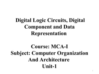 digital logic circuits, digital component | PPT