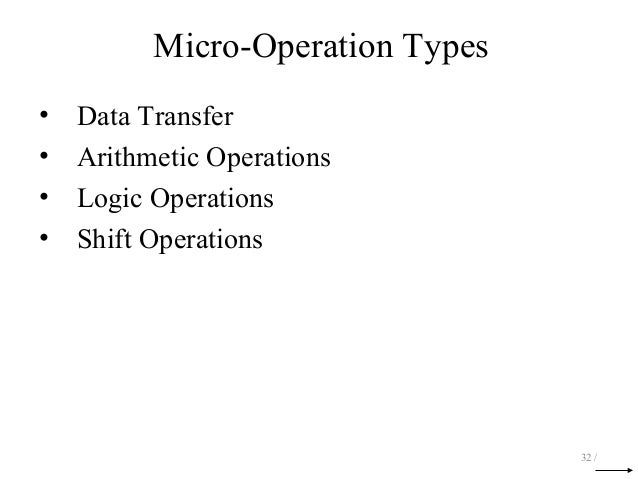 overview of register transfer, micro operations and basic computer or…