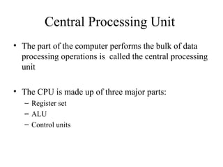 basic computer programming and micro programmed control | PPT