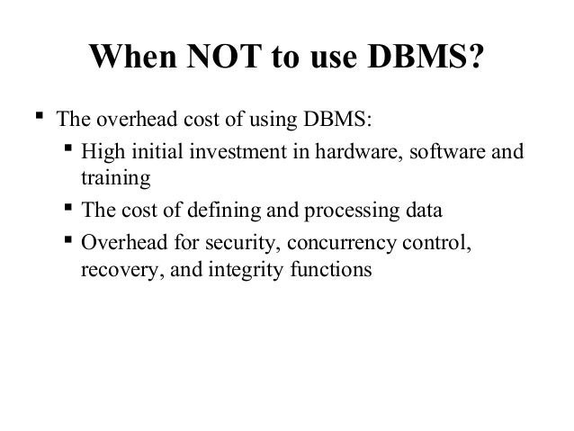 Mca ii-dbms- u-i-introductory concepts of dbms