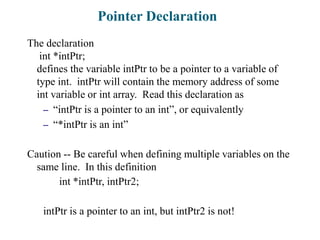 Mca ii dfs u-2 array records and pointer | PPT