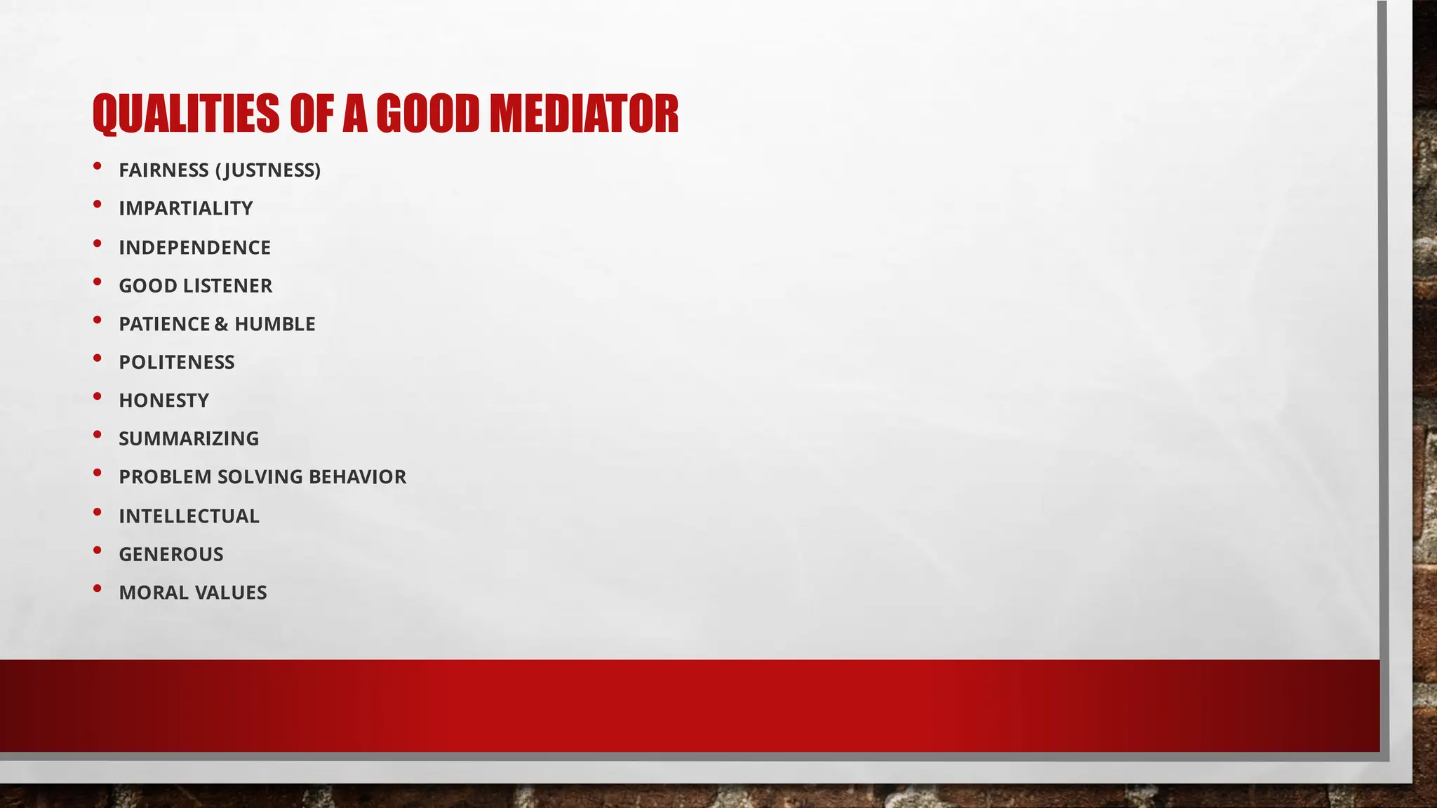 Role and Responsibilities of Mediator and Approach | PDF