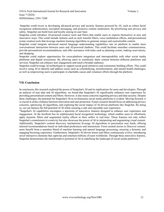 From filters to discover : A deep dive into snapchat AI capabilities | PDF