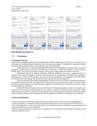 From filters to discover : A deep dive into snapchat AI capabilities | PDF