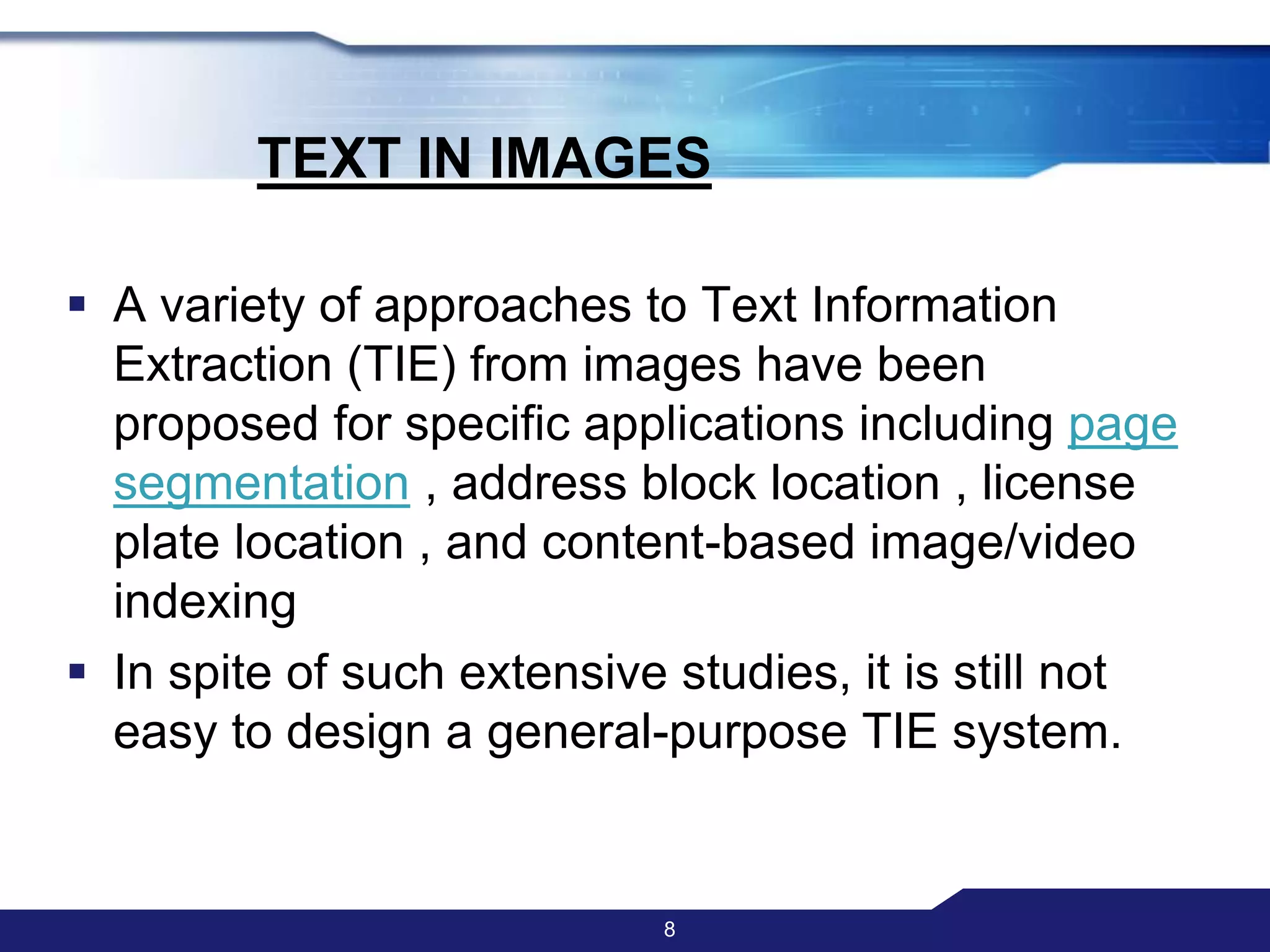 Text extraction from images | PPTX