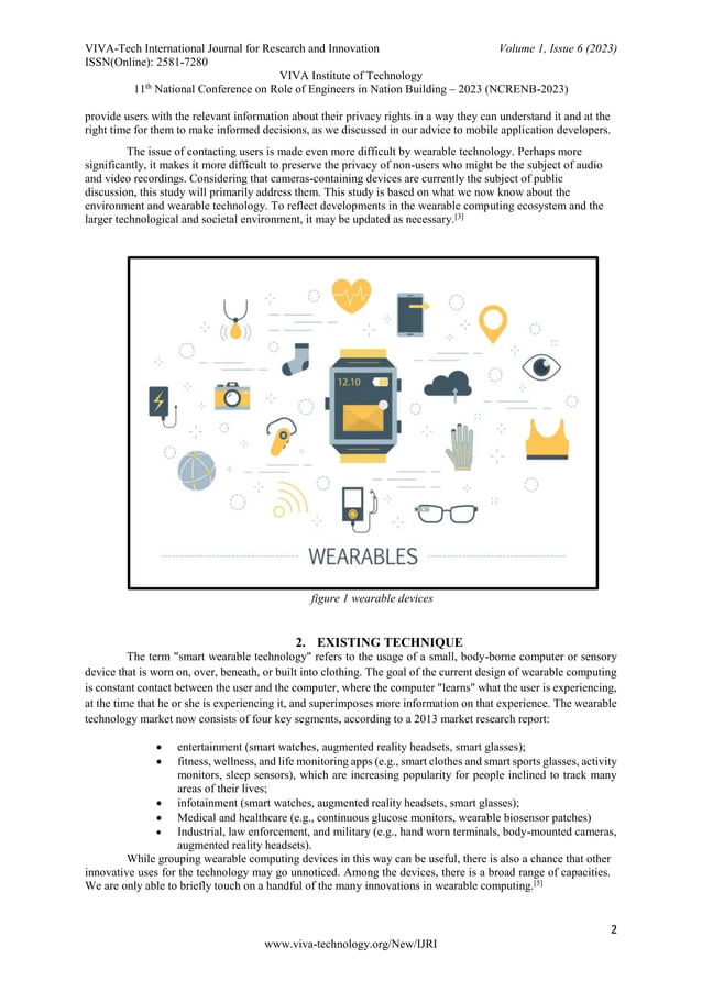 Smart Wearable Technology: academic and business worlds | PDF