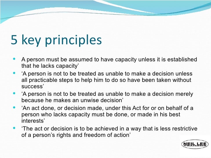 MCA 2005 DoLs Briefing