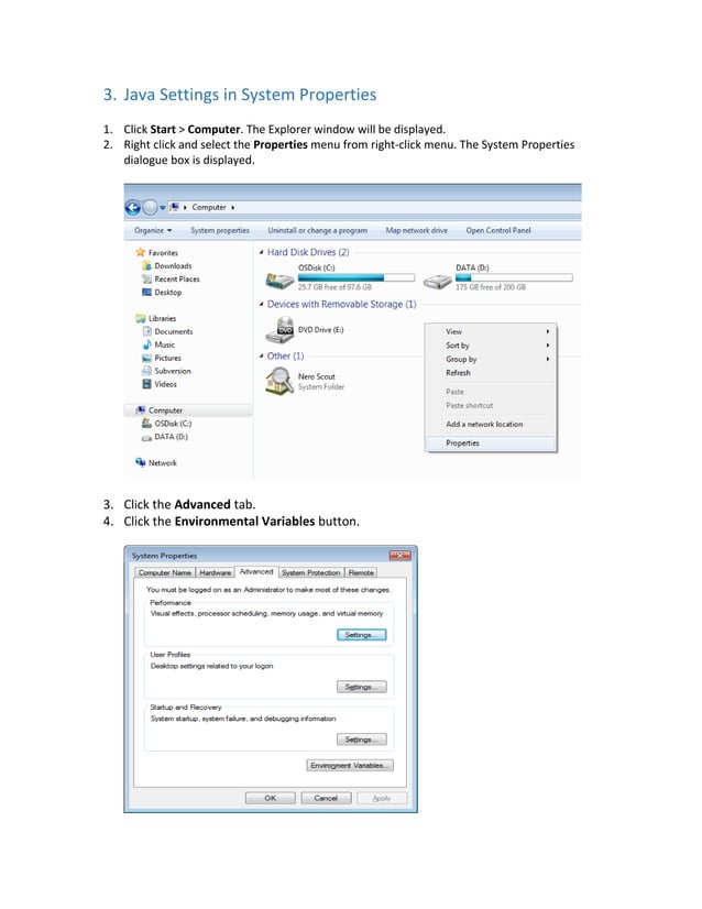 Latest Java Setting for MCA Portal(MANUAL) | PDF | Operating Systems ...