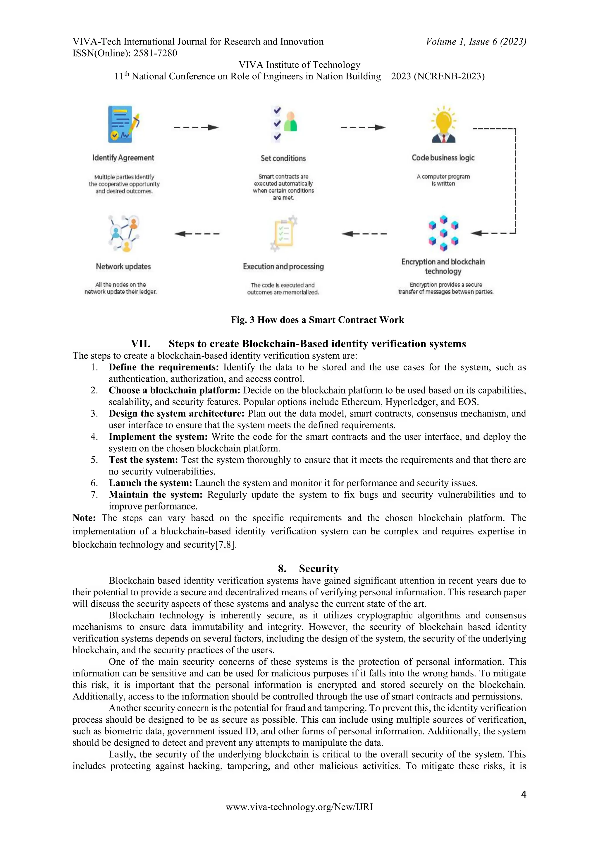 Blockchain Based Identity Verification Systems | PDF