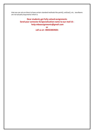 Mca 4030 programming in java | PDF