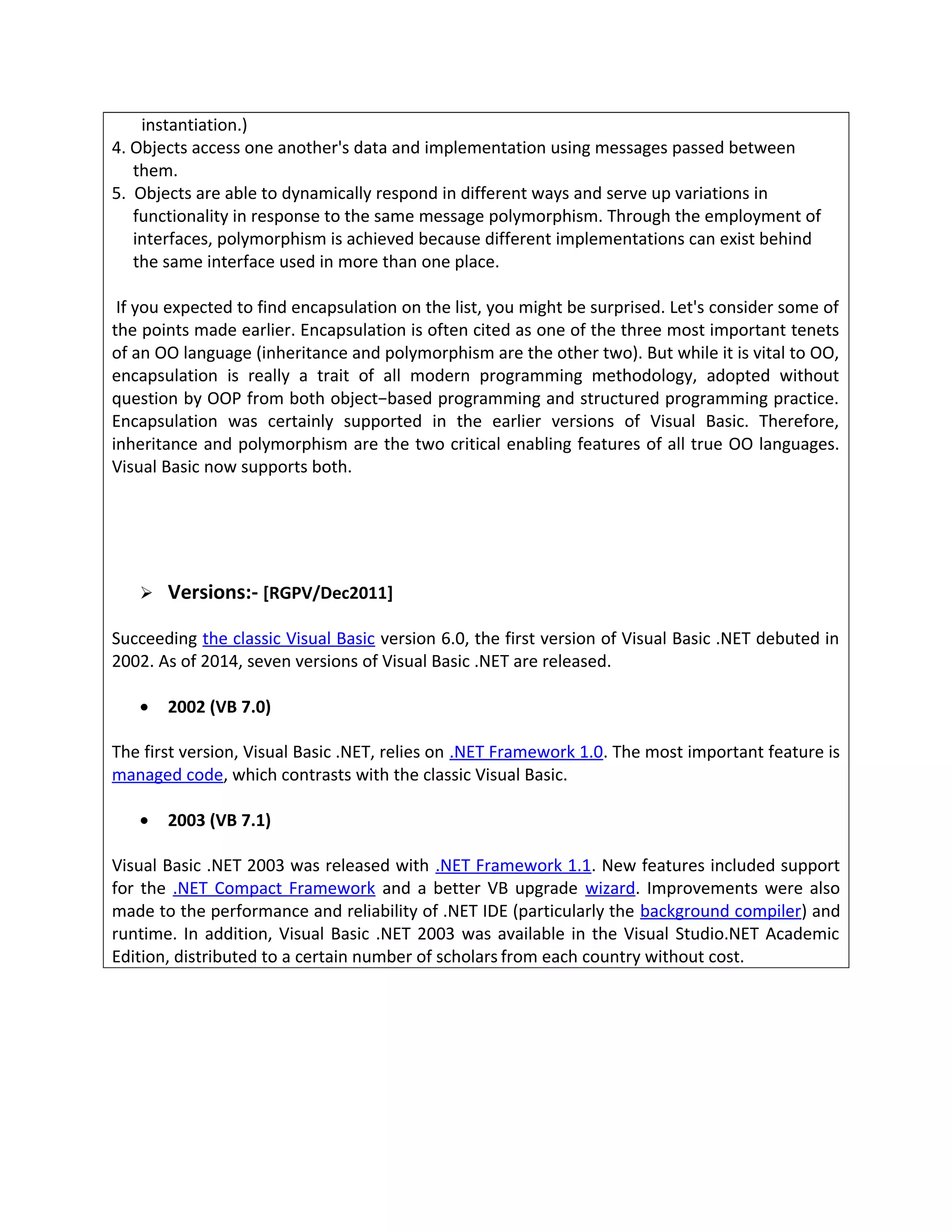 Mca 504 dotnet_unit1 | DOC