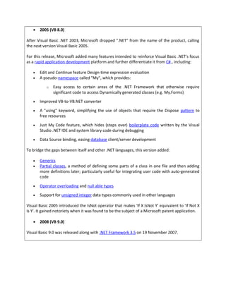 Mca 504 dotnet_unit1 | DOC