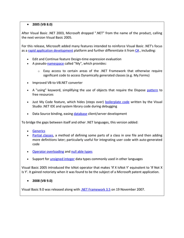 Mca 504 dotnet_unit1 | DOC