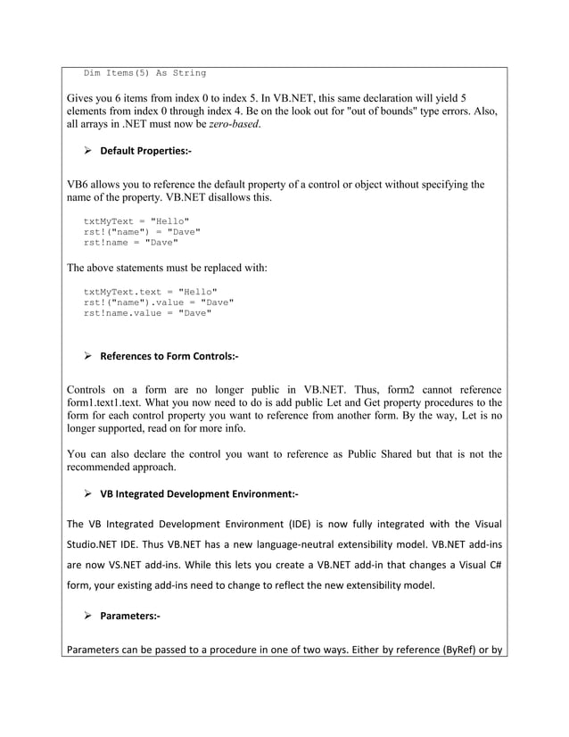 Mca 504 dotnet_unit1 | DOC