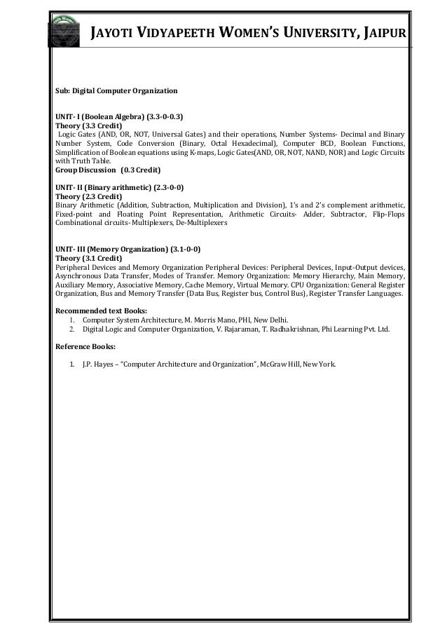 Computer System Architecture By Morris Mano 3rd Edition Ppt Template Memodetroit