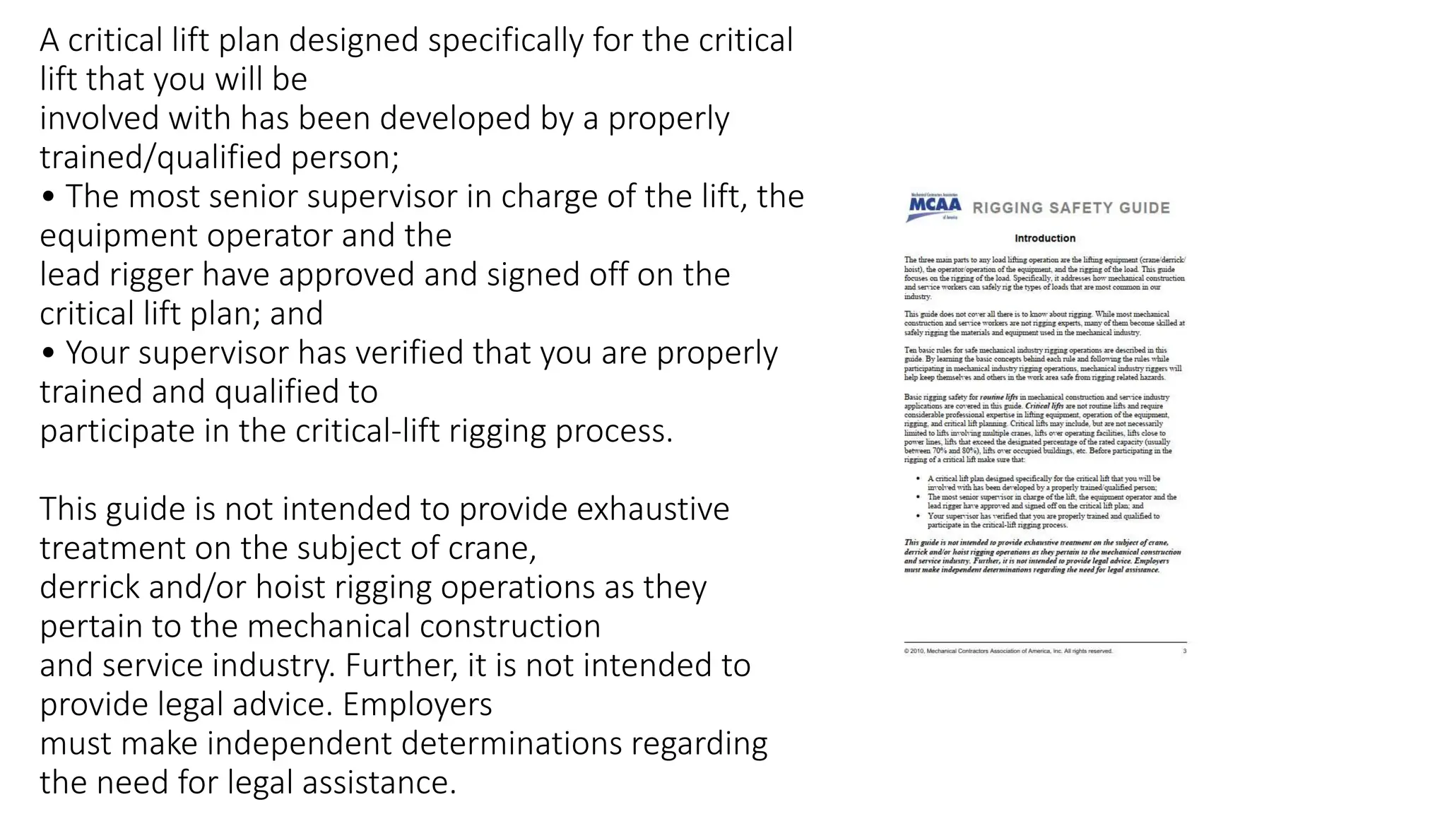A critical lift plan designed specifically for the critical lift .pptx