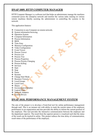 Mca & diplamo .net titles | PDF | Databases | Computer Software and ...