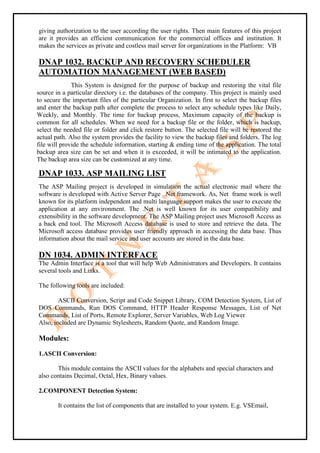 Mca & diplamo .net titles | PDF