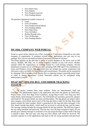 Mca & diplamo .net titles | PDF