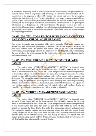 Mca & diplamo .net titles | PDF