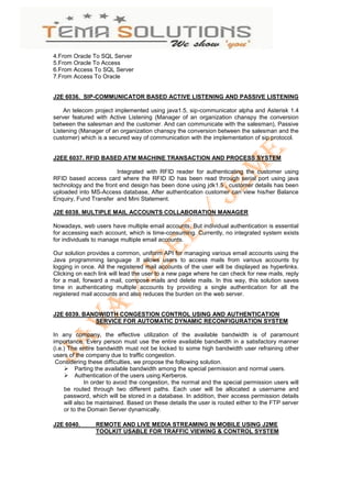 Mca & diplamo java titles | PDF