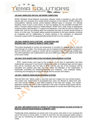 Mca & diplamo java titles | PDF