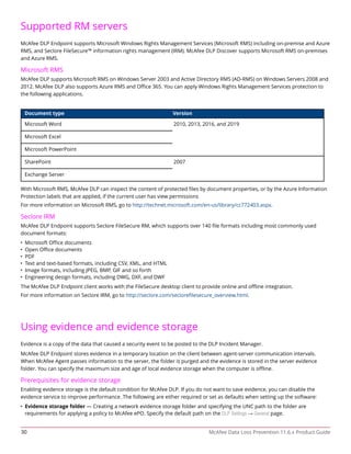 Mcafee data loss_prevention_11.6.x_product_guide_9-28-2021 | PDF